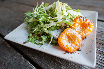 Grilled Apricot Salad - Beehive Cheese Company, BLLC